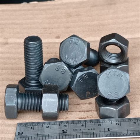 Jual Baut Baja Htb 8 8 M12 X 30 Baut 19 Kunci 19 Baud Full Drat 19