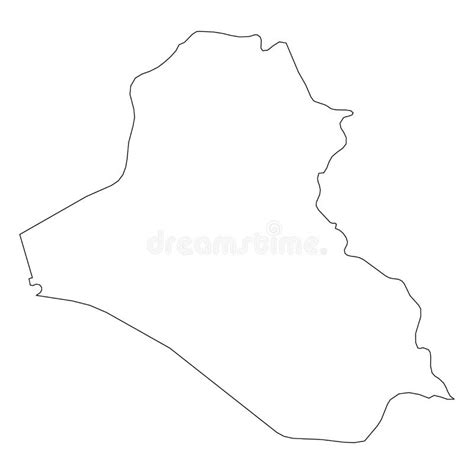 Iraq Outline Map Stock Illustrations 2174 Iraq Outline Map Stock