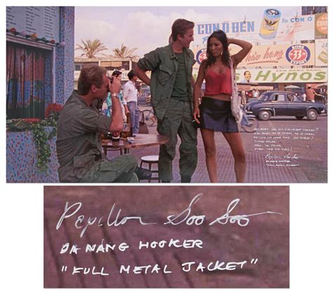 Lot Detail Iconic Full Metal Jacket Da Nang Hooker Scene 30 X 16 5 Photo With Actress