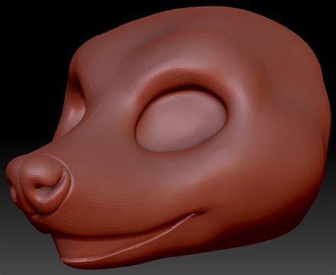 Gender Neutral Raccoon Static Jaw Head Base · Fuzzbutt Fursuits