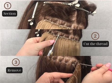 How To Remove Weft Extensions At Home Incl Beaded Weft