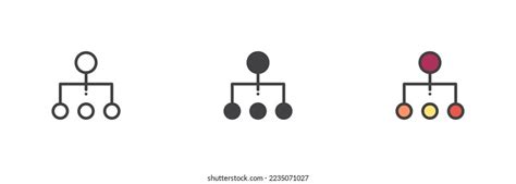 Infographic Structure Different Style Icon Set Stock Vector Royalty Free 2235071027 Shutterstock