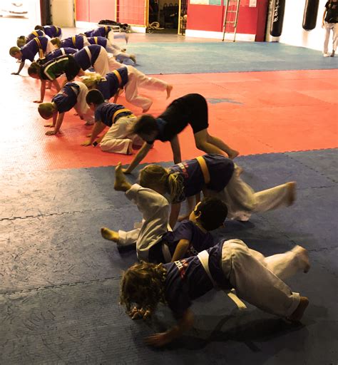 Beginner Class Kicks Taekwondo