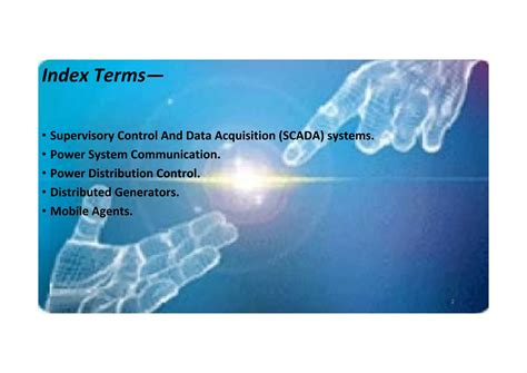 A Scada System Using Mobile Agents For A Next Generation Distribution