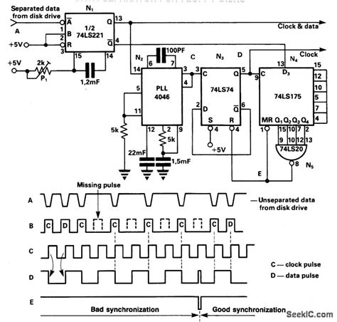 Data Separator For Floppy Disks Computer Related Circuit Circuit Diagram
