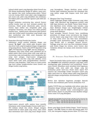 Network Forensic Dengan TCPDUMP PDF