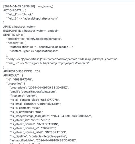 Ws Form To Api Wpgetapi