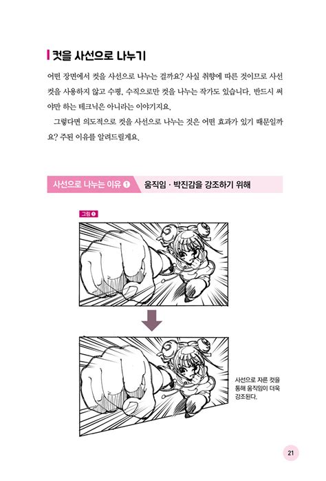 알라딘 미리보기 마음을 사로잡는 만화 컷 분할 교실