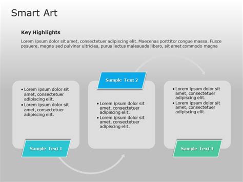 SmartArt Process Alternating Flow Steps PowerPoint Template SlideUpLift