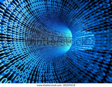 Binary Stream Flow Information Stock Illustration Shutterstock