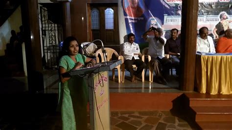 Shruthi Harish Speech In Krn Youtube