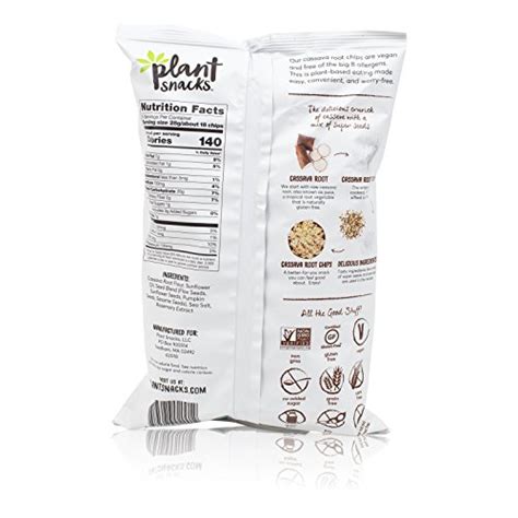 Plant Snacks Super Seed Mix Cassava Root Chips Vegan Big 8 Allergen