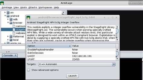 Metasploit Basics Part 06 The Armitage Metasploit User Interface
