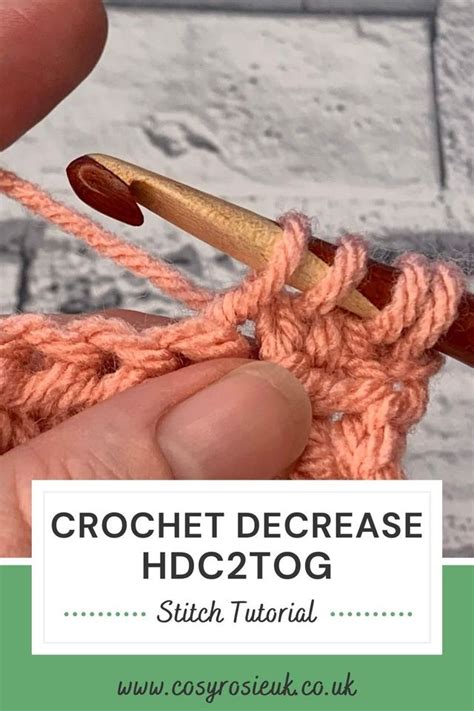 Half Double Crochet Decrease