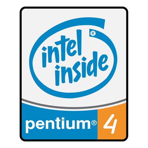 Pentium 4 Processor Logo Vector Logo Of Pentium 4 Processor Brand Free