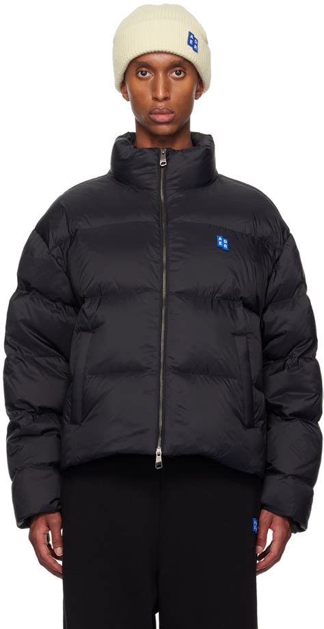 ADER Error Black TRS Tag Puffer Down Jacket ADER Error