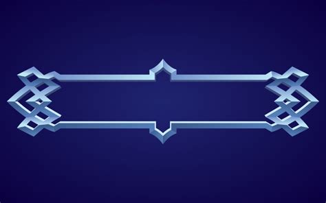 Frame Medieval Game Ui Empty Rectangle Royalty Free Vector