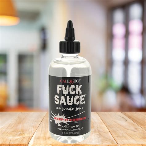 Fuck Sauce Water Based Personal Lubricant 8 Fl Oz Stroke Of Passion