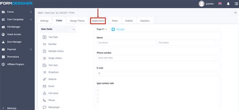 WebHooks Integration Module FormDesigned Knowledge Base