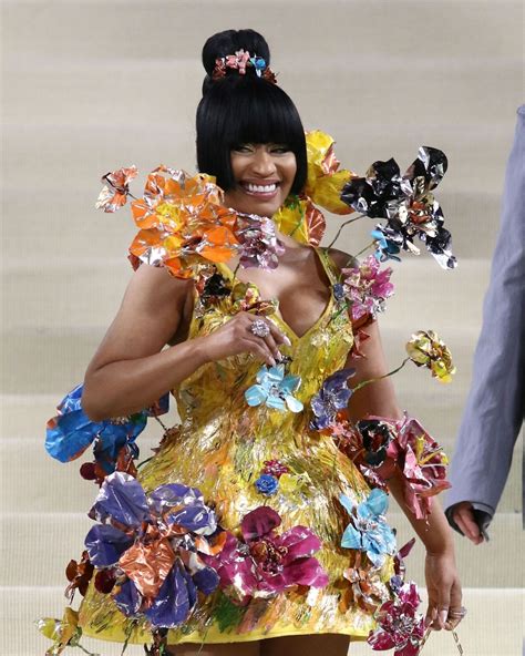 Nicki Minajs Met Gala 2024 Metamorphosis A Floral Fantasy Unveiled
