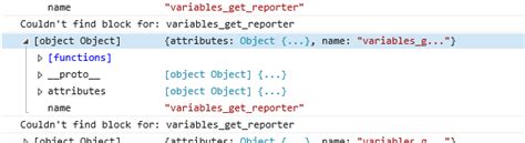 Couldnt Find Block For Variablesgetreporter · Issue 798