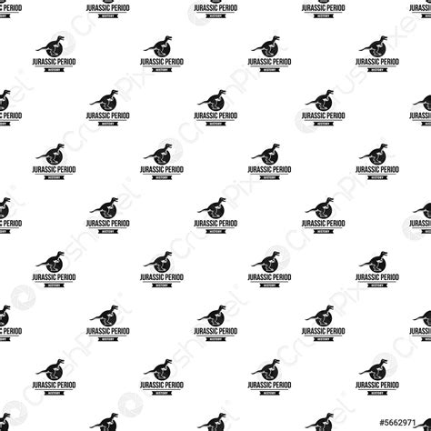 Jurassic Monster Pattern Vector Seamless Stock Vector 5662971