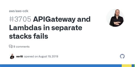 APIGateway And Lambdas In Separate Stacks Fails Issue Aws Aws Cdk GitHub
