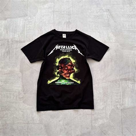 Vintage 2019 Metallica Worldwired Tour Hardwired T Sh Gem