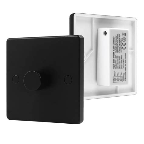 Vipmoon Dc 12v 24v Led Dimmer Switch Push On Off Rotary Control Dimmer