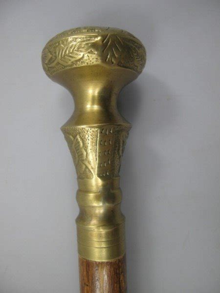 Walking Stick Brass Wood Auction Online Catawiki
