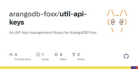Github Arangodb Foxx Util Api Keys An Api Key Management Library For