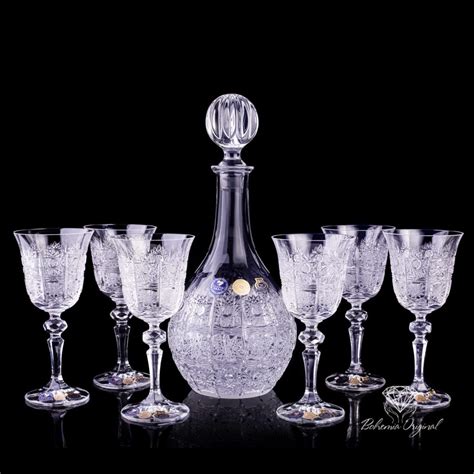 Crystal Champagne Glasses Bohemian Vrf Collection Bohemia Crystal