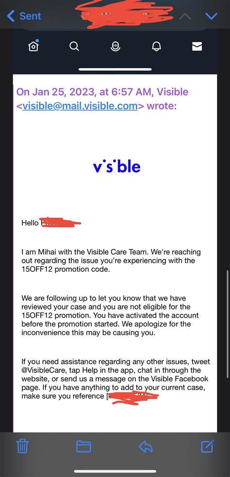 Visible Doesnt Honor Promotions Rnocontract