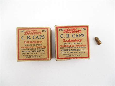COLLECTIBLE WESTERN CB CAPS AMMO LOT