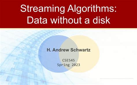 Cse545 Sp23 2 Streaming Algorithms 2 4pdf