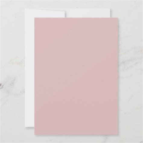 Dusty Rose Pink Watercolor Floral Wreath Wedding Invitation Zazzle