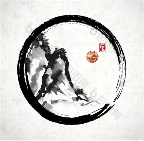 在黑色圆山 包图企业站