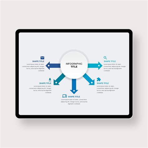circle arrow items powerpoint templates powerpoint free