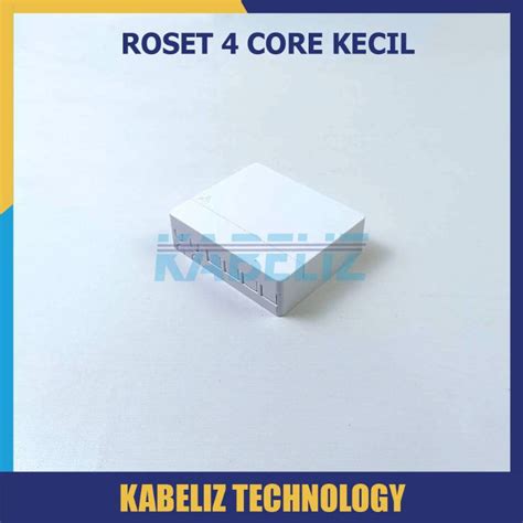 Jual Roset 4 Core Kosongan Roset 4c Kecil Shopee Indonesia