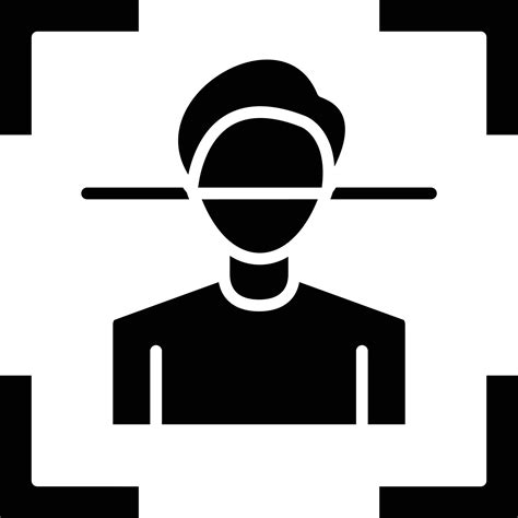 Vector Design Facial Recognition Icon Style 22313838 Vector Art At Vecteezy