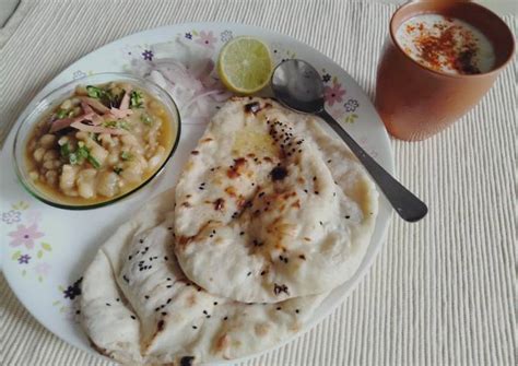 Cookpadindiaaloo Stuffed Kulcha Matar With Masala Chaach Recipe By