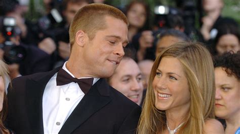 Brad Pitt Attends Ex Wife Jennifer Anistons Star Studded 50th Birthday