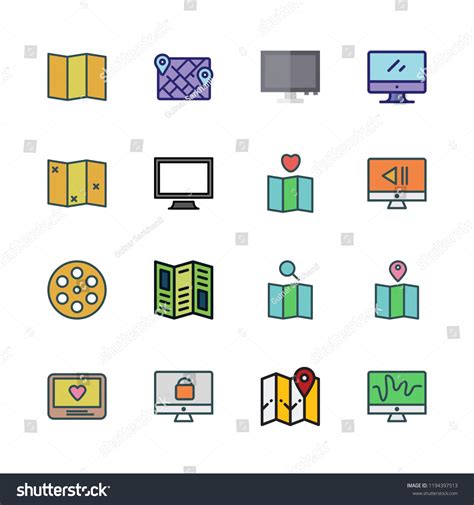 Location Icon Set Vector Set About Stock Vector Royalty Free Shutterstock