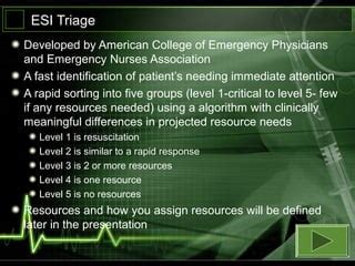 Triage With Quiz Show PPS