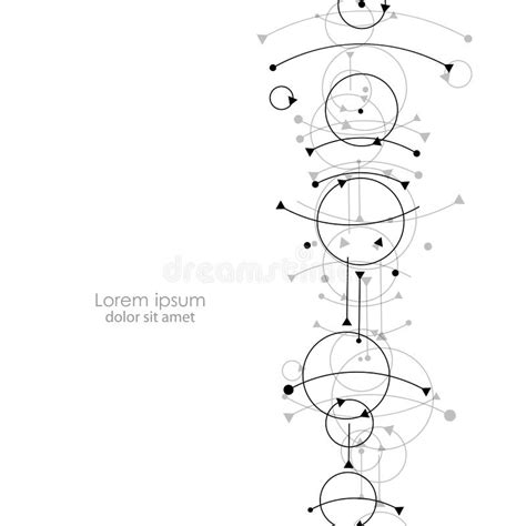 Molecular Cell Connection Internet Technology Biology Science Background Stock Vector