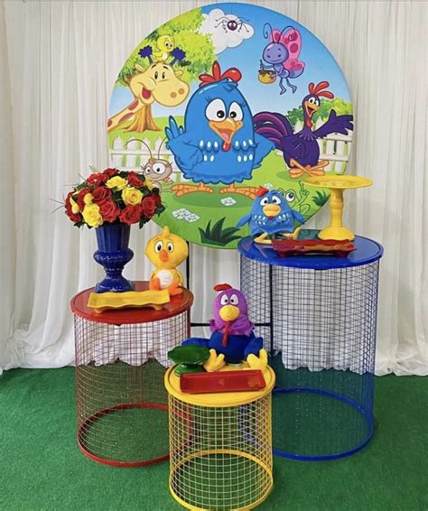 Decor Galinha Pintadinha Diy Decoração Festa Infantil Decoração