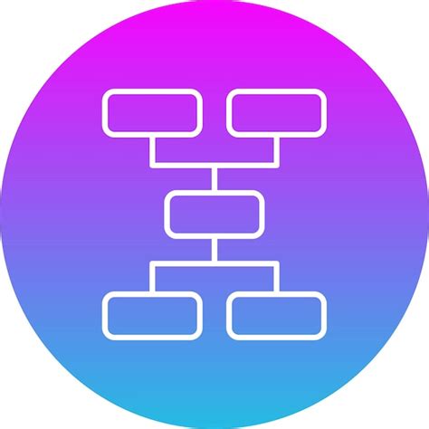 Premium Vector Hierarchical Structure Icon