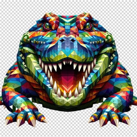Kaleidoscopic Wildlife Design Premium Ai Generated Psd