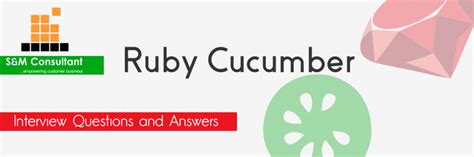 Ruby Cucumber Interview Questions And Answers Updated 2020