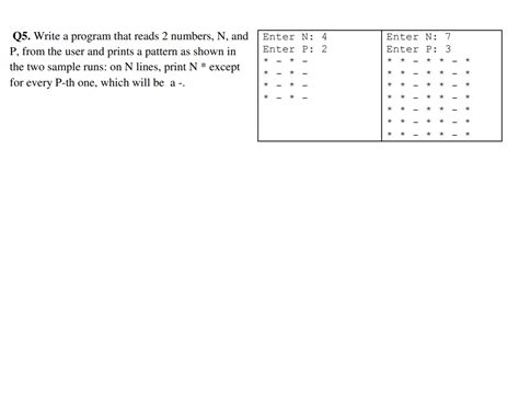 Q Write A Program That Reads Numbers N And P Chegg